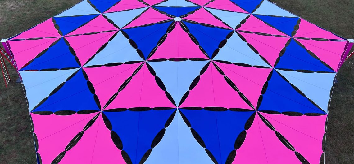 Geometric Shade Structure - The Lighting & Sound Company